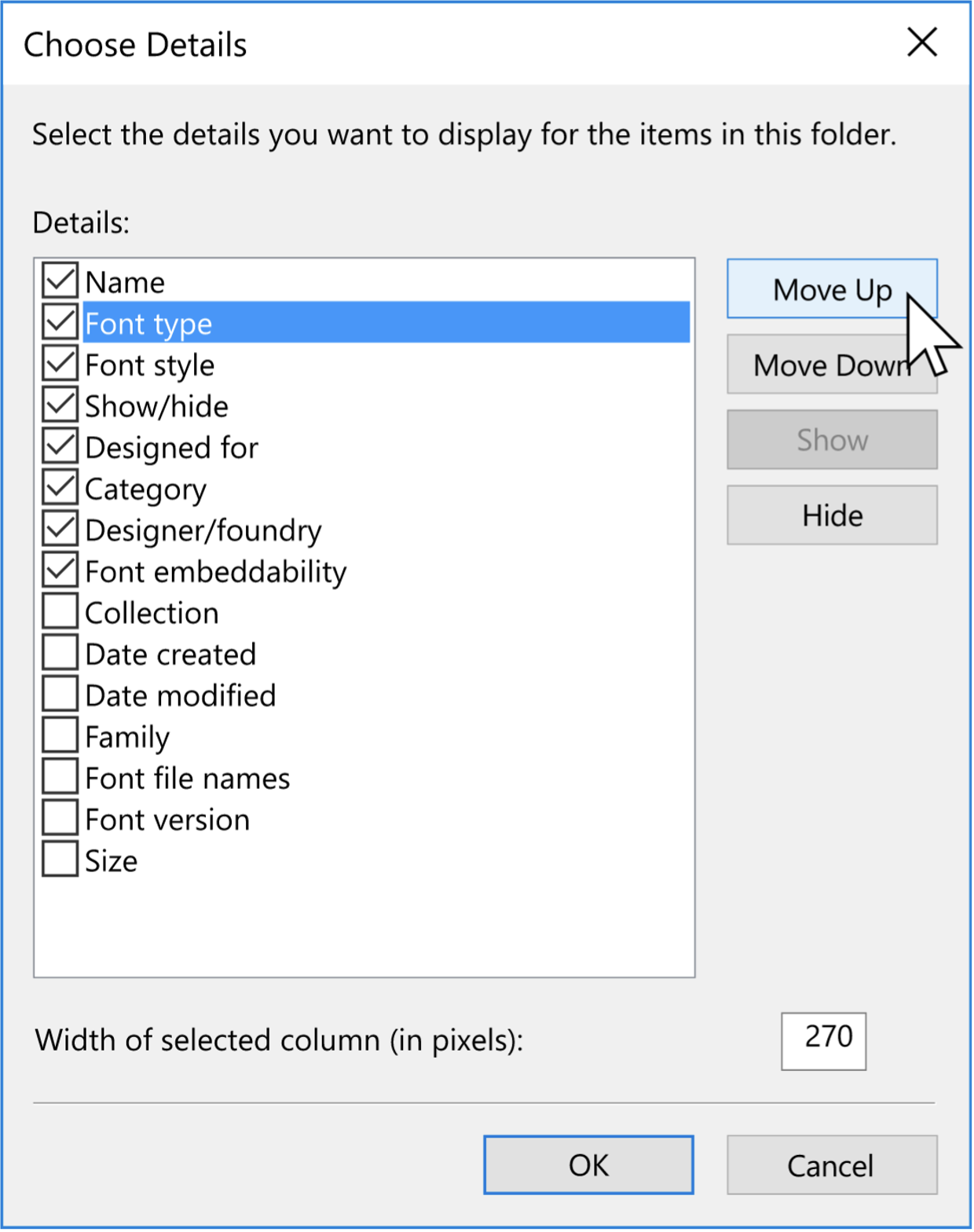 Finding Font Types on your Windows Computer – Support site
