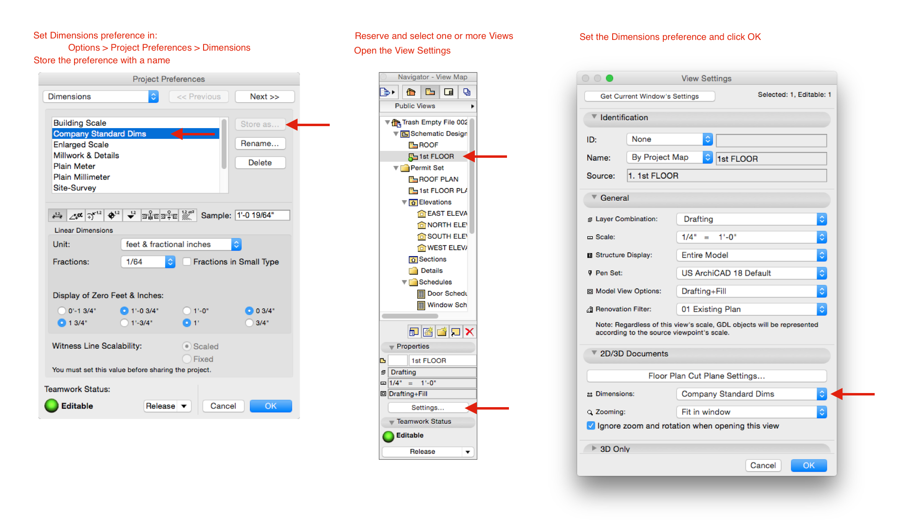 Dimension Preferences Aren't Holding in All Views – Support site