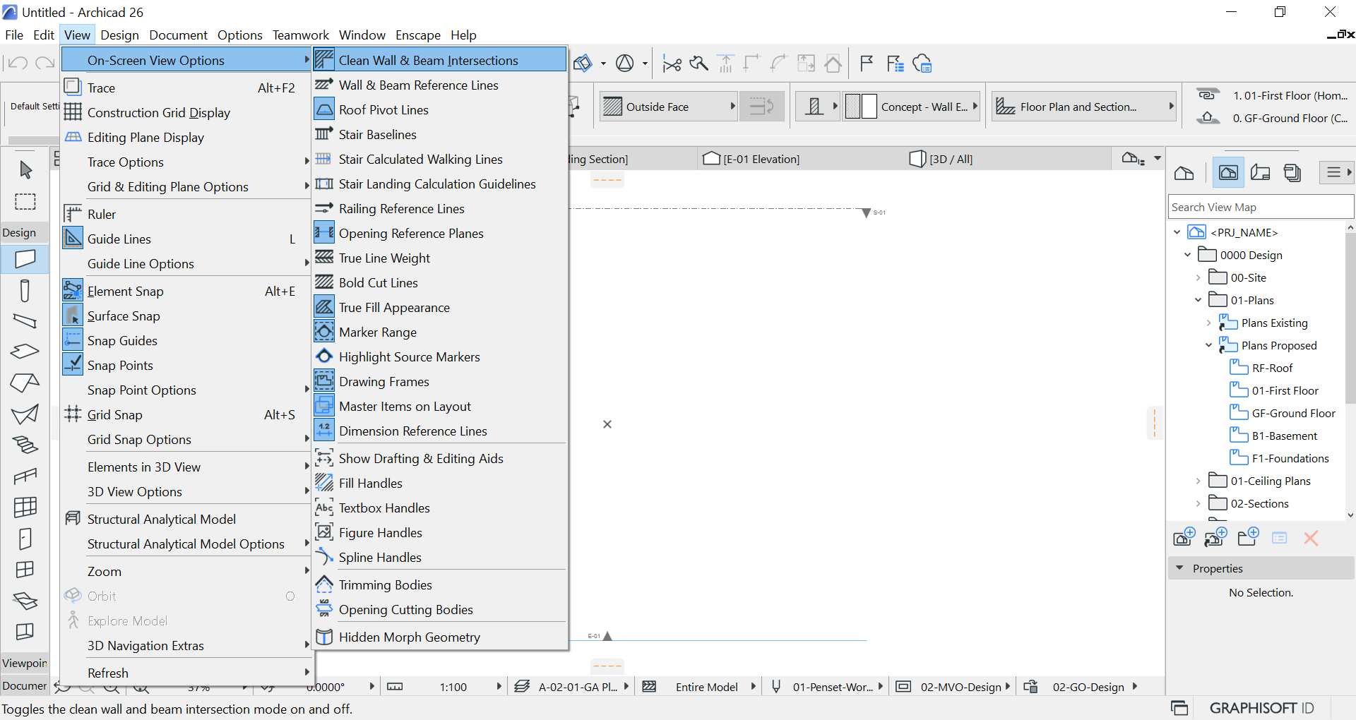 Incorrect wall intersection showing on floor plan – Support site