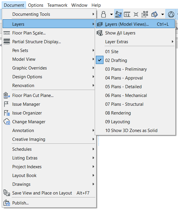 Layer Combination changes to Custom when making Layers visible ...
