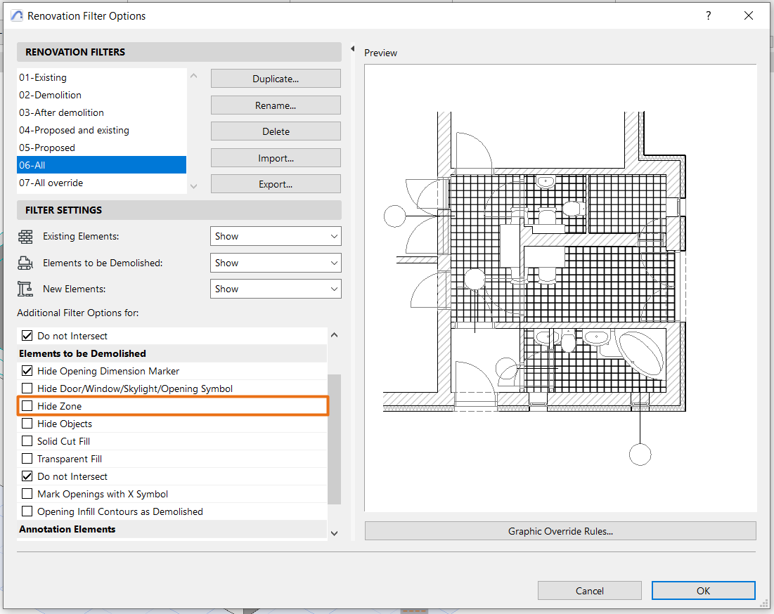 Why are Zones not showing in my Section views. – Support site