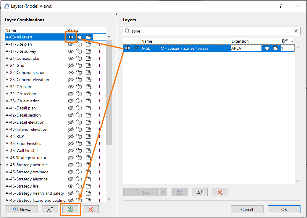 Why are Zones not showing in my Section views. – Support site