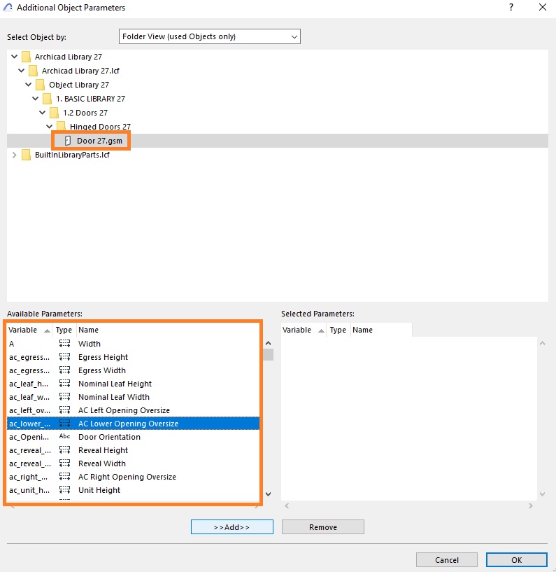 Not all parameters are available to add to my schedule – Support site