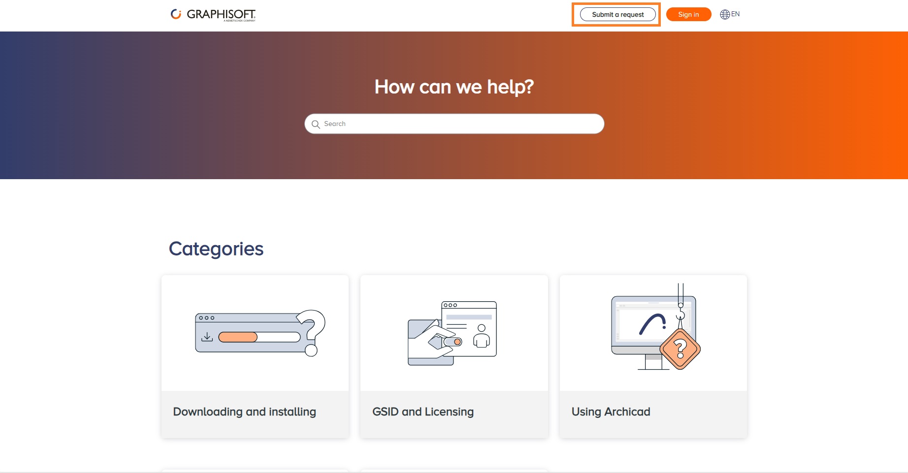 How do I contact Graphisoft Support – Support site