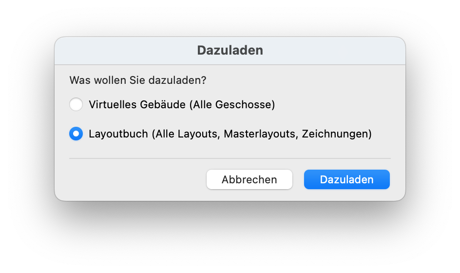 Layouts/Masterlayouts lassen sich nicht von einer Datei in eine Andere ...
