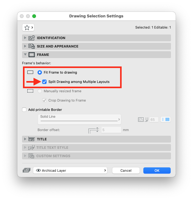 How to split a schedule along multiple layouts? – Support site