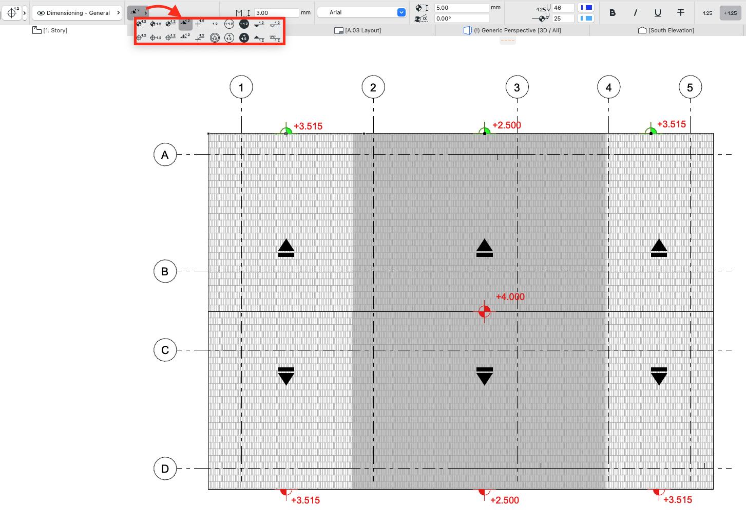 How do you add level dimensions to a Roof? – Support site