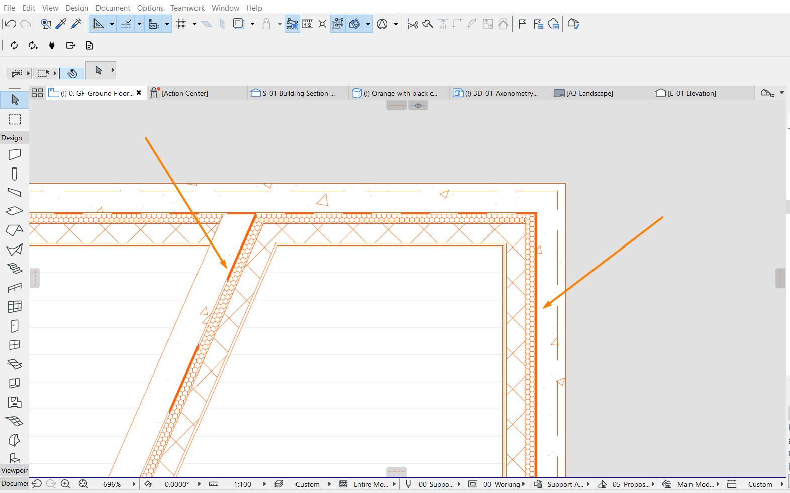 Cut Fill shows in wrong orientation or disappears in some elements ...