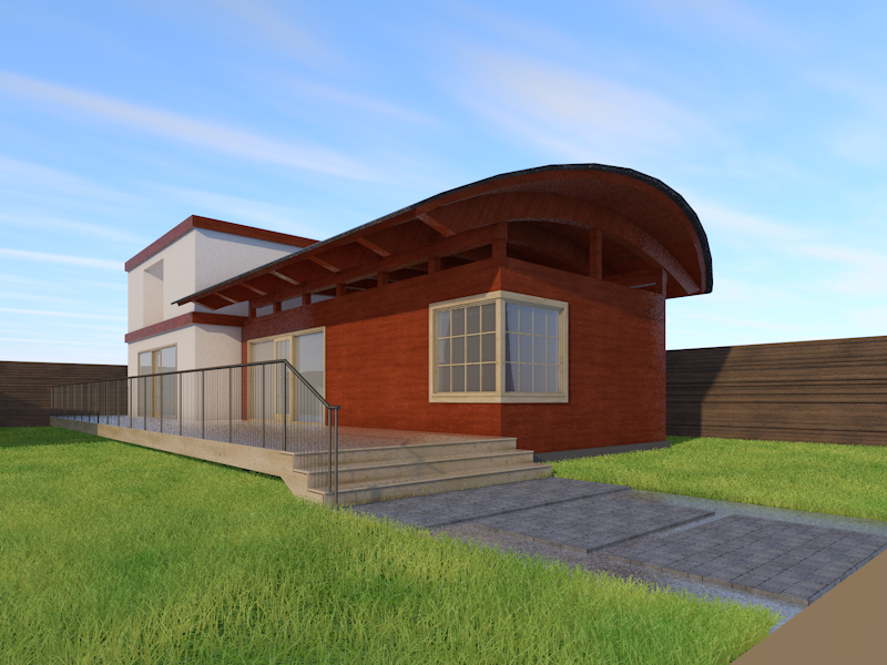How to model a curved roof with Archicad? – Support site