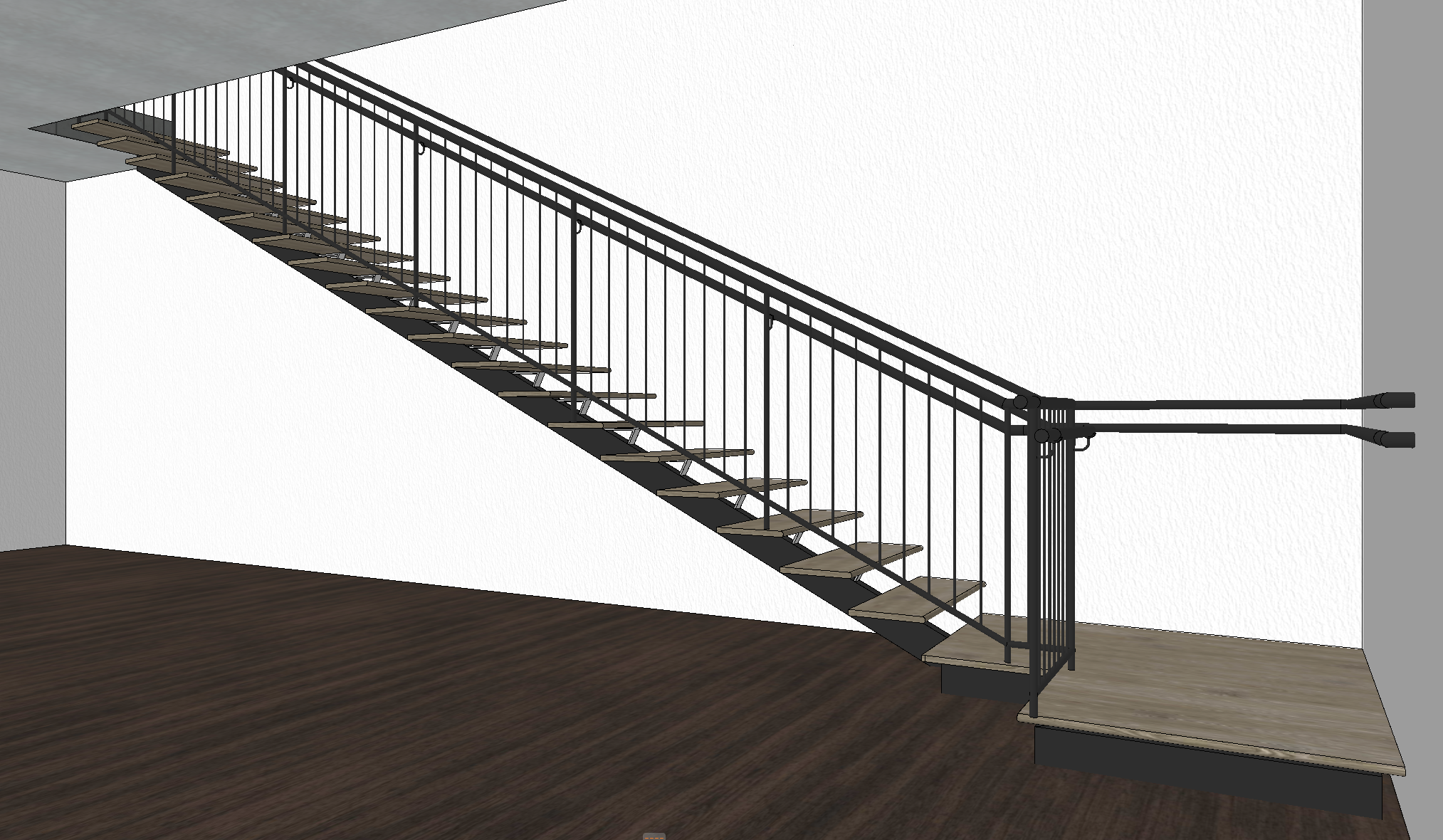 How can I make the stairs' first step be a landing? – Support site