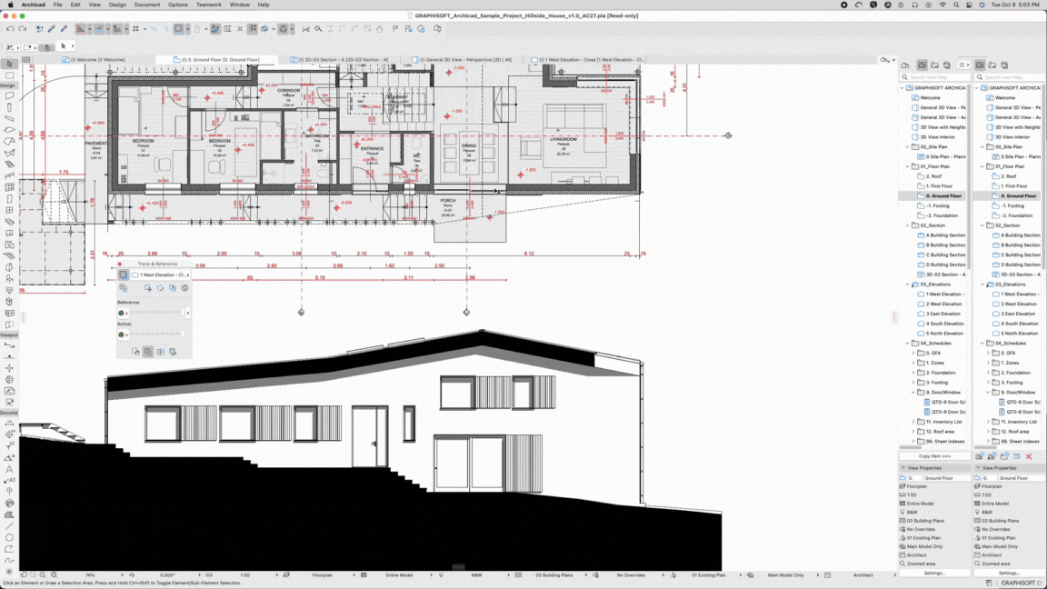 How to instantly see changes made in plan view reflected in elevation ...