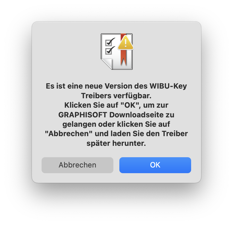 License Manager Tool - WIBU-Key Treiber Meldung – Support Site