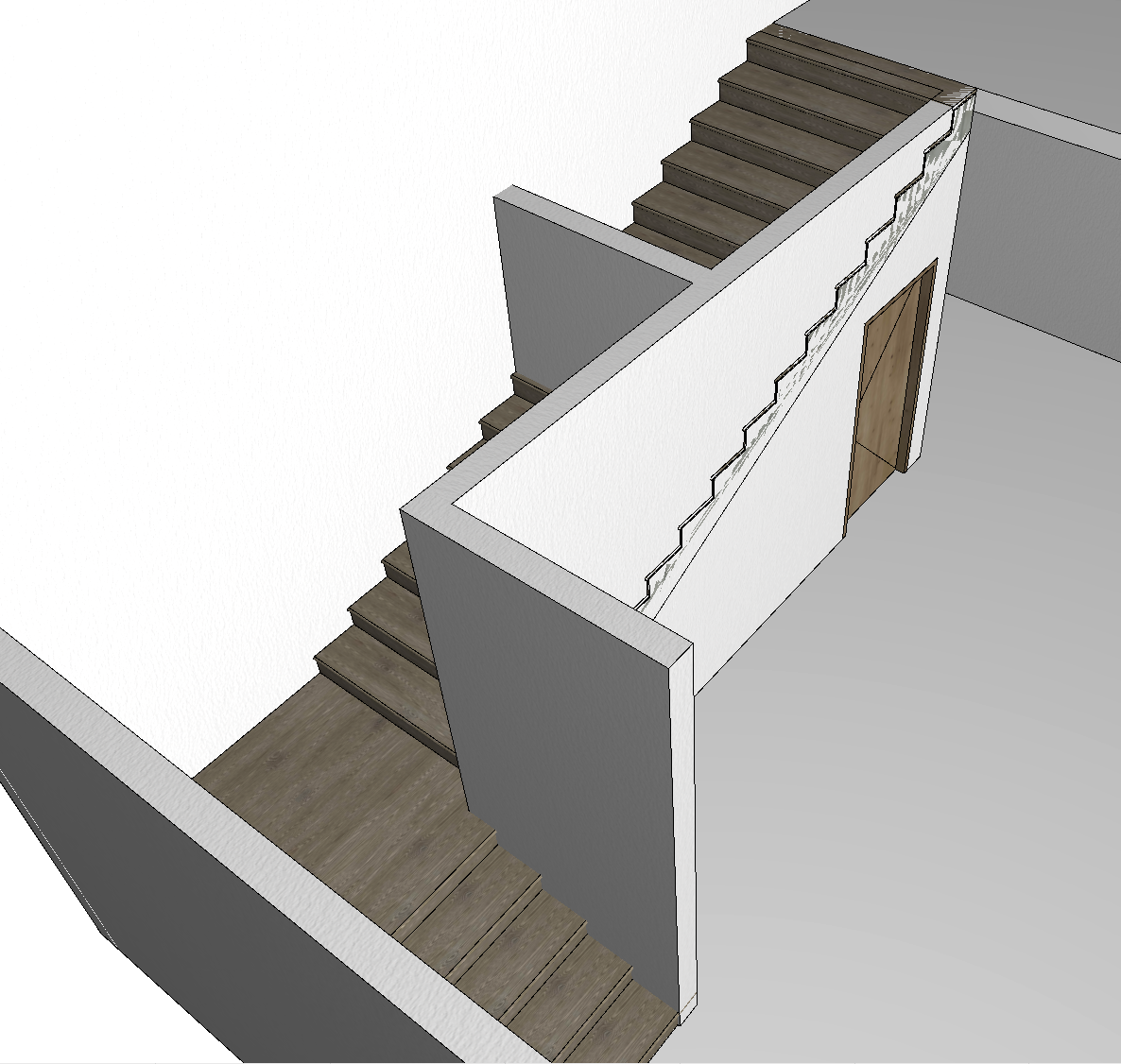 How to trim a wall to a stair? – Support site
