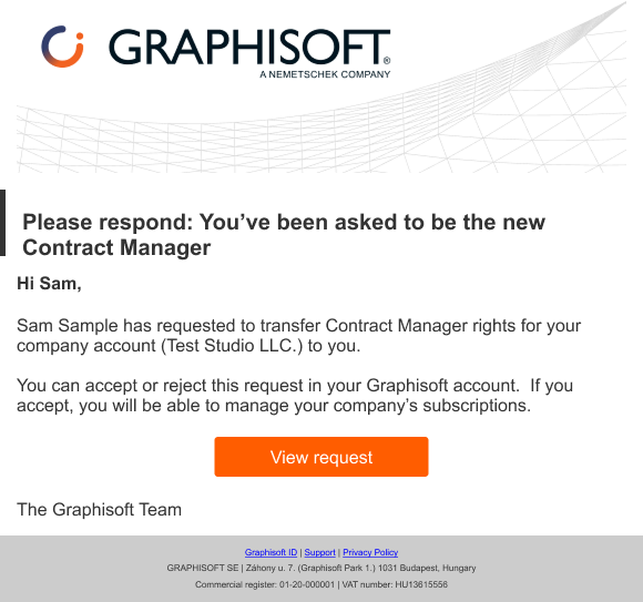 Contract Manager change in the new Graphisoft Store – Support site