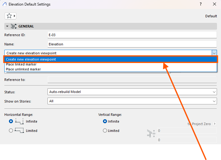 Why are Elevations/Sections not created when placing Elevation/Section markers? – Support site