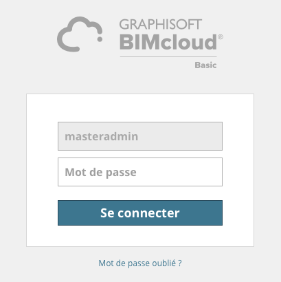 Installer BIMcloud Basic – Site de Support