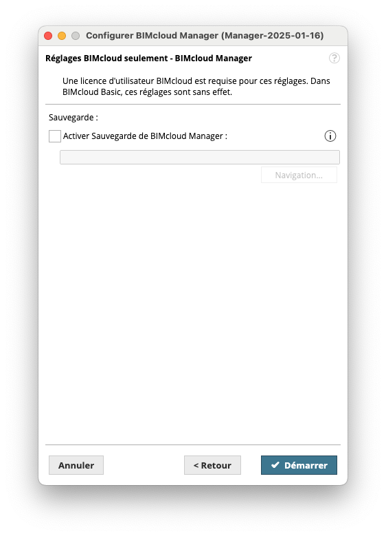 Installer BIMcloud Basic – Site de Support