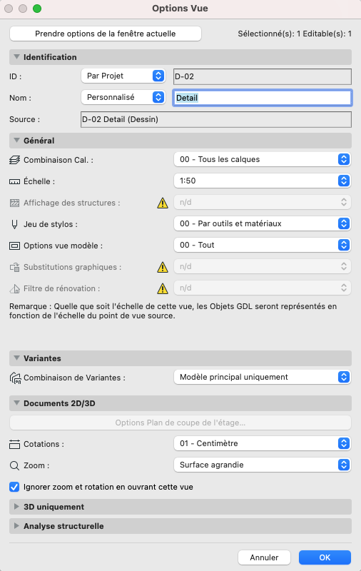 Détails et feuilles de travail - Paramètres non modifiables – Site de ...