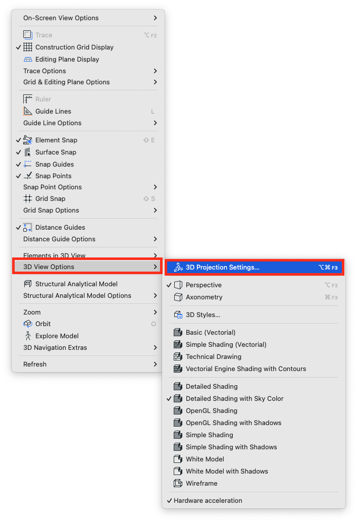 How to adjust 3D view angle when camera positioning is blocked ...