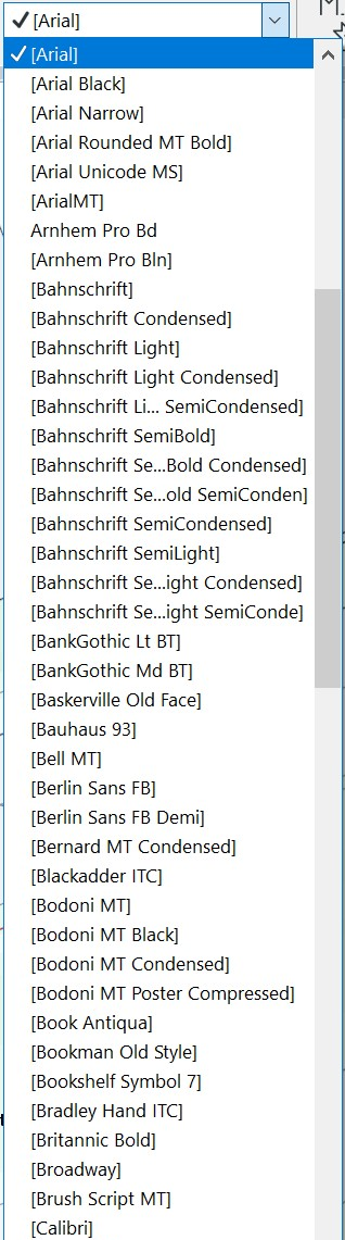 Why are all fonts missing in your project? – Support site