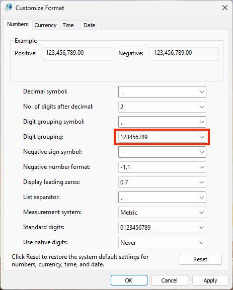 How to remove the thousand separator from dimensions in Archicad ...