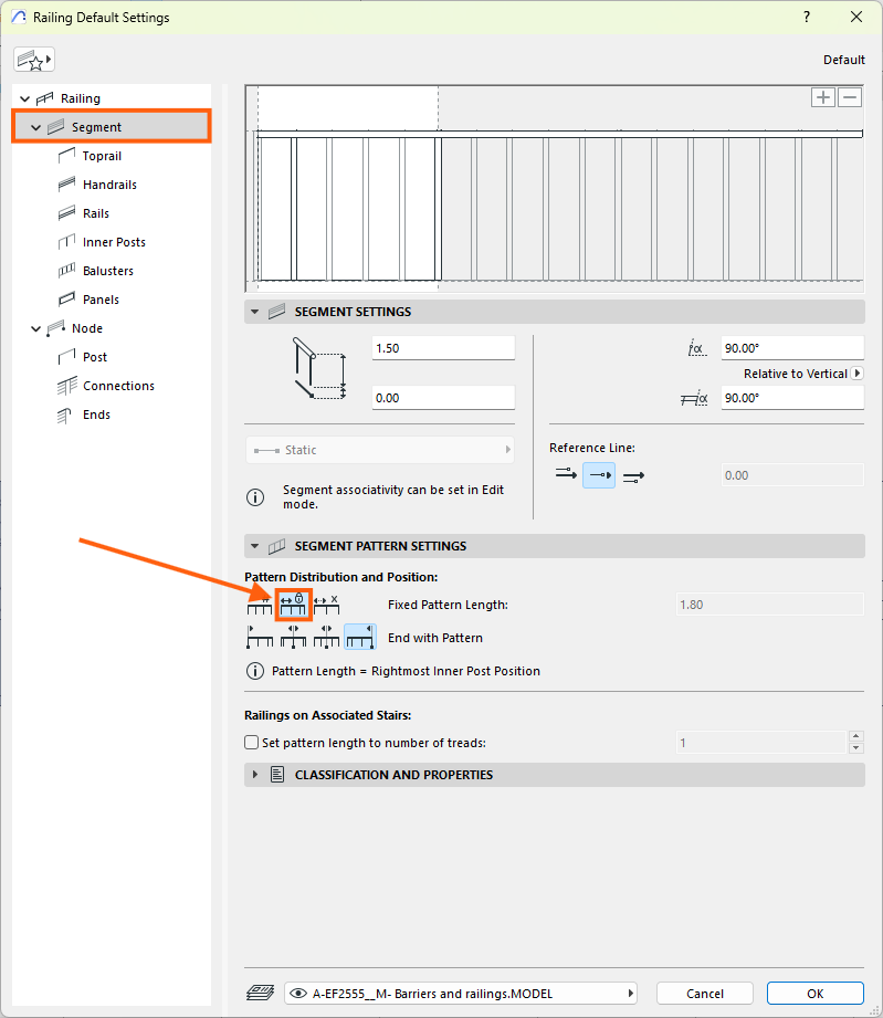 Railing's Inner posts do land on Stair's steps – Support site