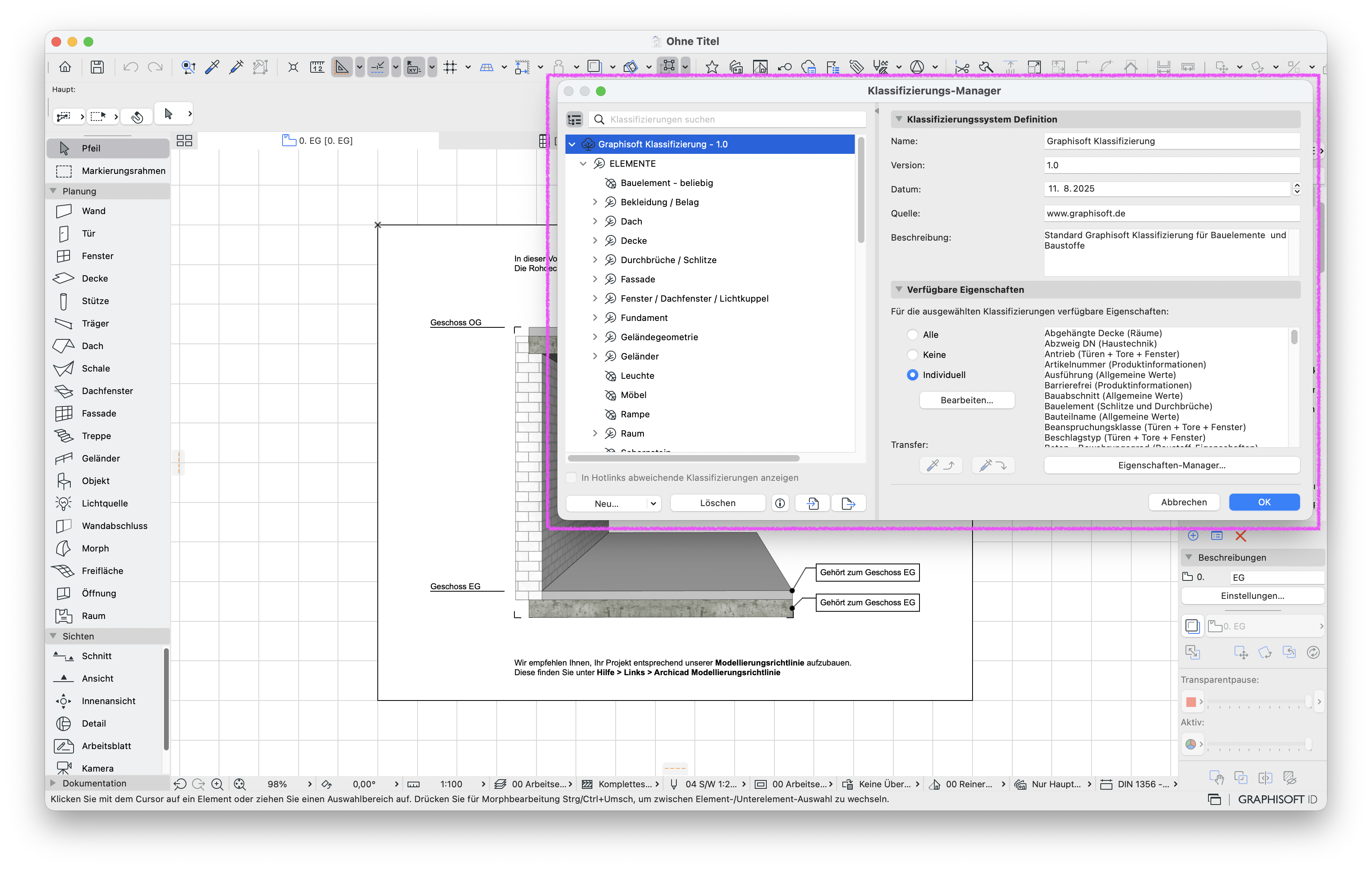 Klassifizierungssystem in falscher Sprache – Support Site